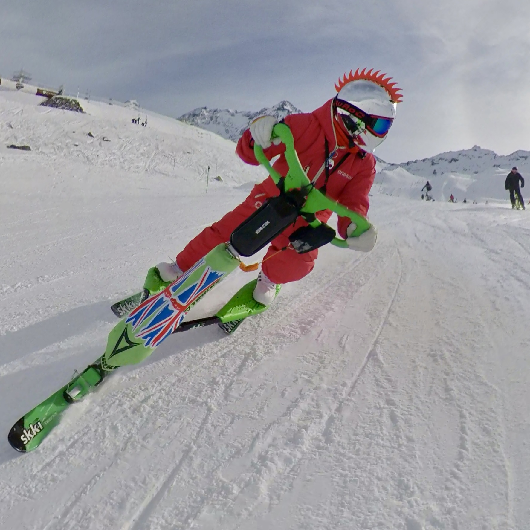 Courchevel, wypożyczalnia i nauka jazdy na Skki Trikke.